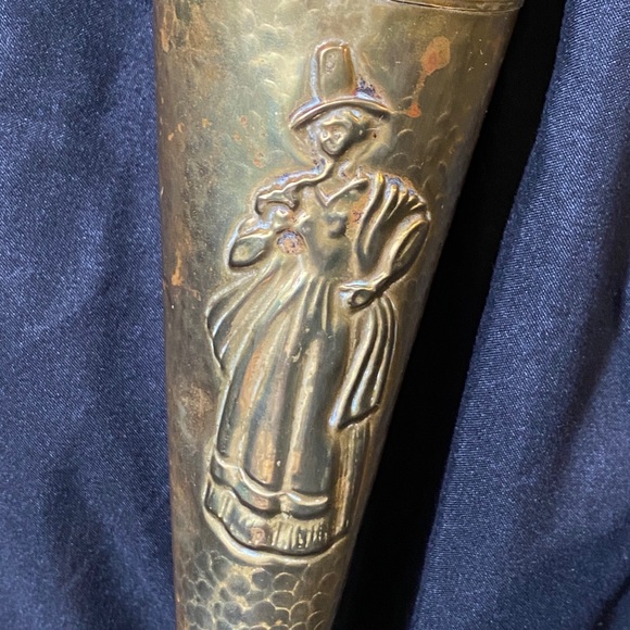 Accents | Vintage Peerage Made In England Brass Flower Vase | Poshmark